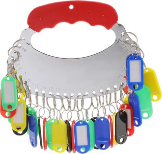 DOITOOL Schlüsselverwaltungsscheibe mit Beschriftbaren Nummern schlüsselschildern Leichter Kunststoff schlüsselorganizer für Lager Büro und Zuhause Praktische