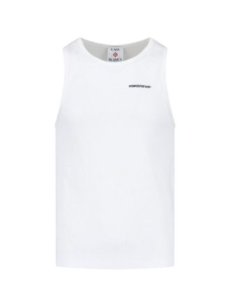 Casablanca Tank-Top Mit Logo