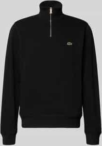 Lacoste Regular Fit Troyer aus reiner Baumwolle