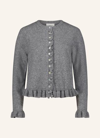 Cartoon Cartoon Strickjacke Mit R&uuml;schen grau