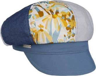 Seeberger Casquette Gavroche Summer Patchwork (Taille Unique - Bleu)
