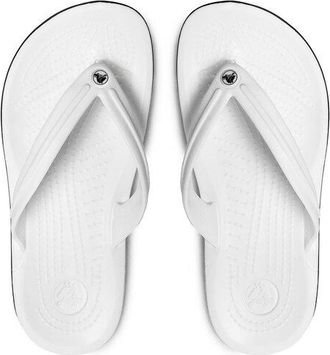 Crocs Zehentrenner Crocband Flip 11033 Wei&szlig;