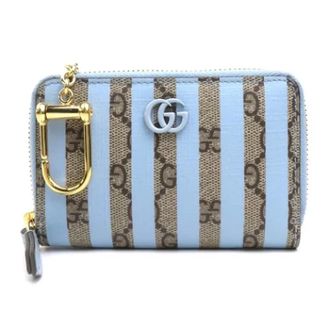 Gucci Pre-owned Canvas portemonnaies - - Pre-owned - Damen - Blau - ONE SIZE