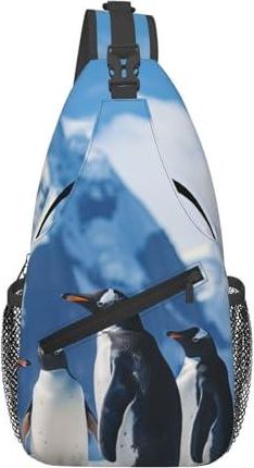 Generic Sac &agrave; dos &agrave; bandouli&egrave;re avec photo de pingouin pour homme, sac &agrave; dos de randonn&eacute;e