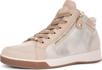 Ara Damen ROM Sneaker, Shell,Shell/Silber, 37 EU
