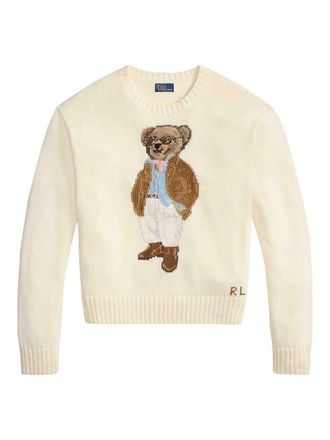 Polo Ralph Lauren Pull Col Rond - Cr&egrave;me