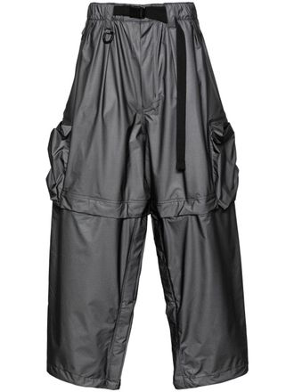 Yohji Yamamoto Wandelbare GORE-TEX Cargohose - Schwarz