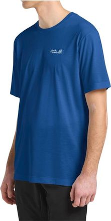 Jack Wolfskin Homme, Sport, Bleu, Taille: XL Vonnan S/S T M