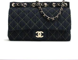 Chanel Sac bandouli&egrave;re vintage Pre-owned - Femme - Pre-owned - Bleu - Taille: ONE Size