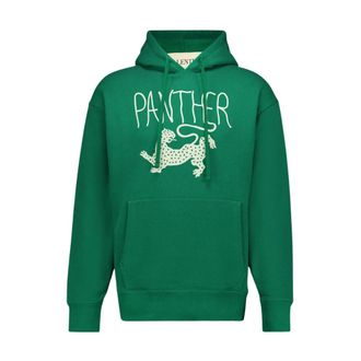 Valentino Garavani Panther Kapuzenpullover - - Sweatshirts & Hoodies - Herren - Gr&uuml;n - M