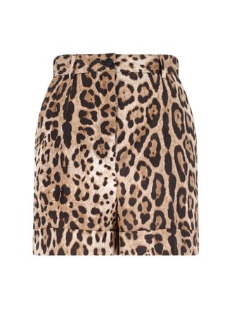 Dolce & Gabbana Animal-Shorts