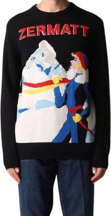 MC2 Saint Barth Homme, Pulls, Noir, Taille: L Pull en Laine