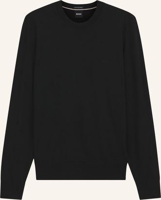 HUGO BOSS Pullover H-Leno-L Regular Fit schwarz