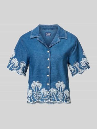 Guess Regular Fit Bluse mit Stitchings Modell PETRA