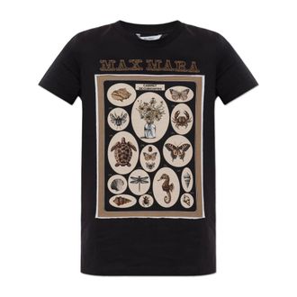 Max Mara Femme, Tops, Noir, Taille: 42 FR T-shirt Spadino