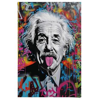 Reinders Poster, Einstein Tongue, Hobbyraum, Bilderdruckpapier, 91,5 x 61