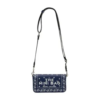 Marc Jacobs Embroidered Mini Bag - Navy