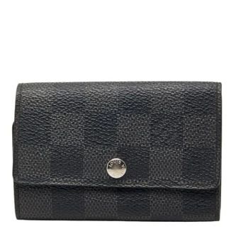 Louis Vuitton Porte-cl&eacute;s Damier Graphite Pre-owned - Femme - Pre-owned - Noir - Taille: ONE Size