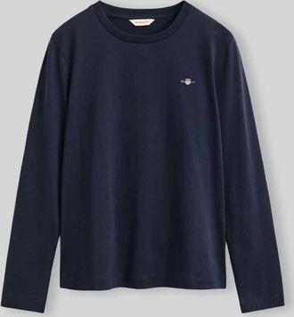 GANT Regular Fit Langarmshirt aus reiner Baumwolle
