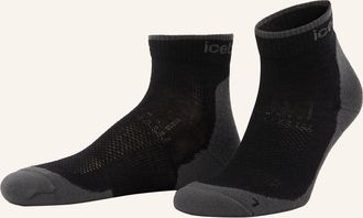Icebreaker Trekking-Socken Hike Mit Merinowolle schwarz