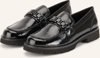 H&ouml;gl Lack-Loafer schwarz