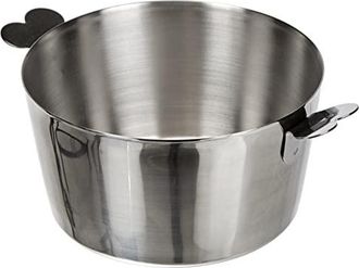 De Buyer DeBuyer 3125.18 Charlotten-Form ohne Deckel, Edelstahl, grau, 26 x 18 x 10 cm