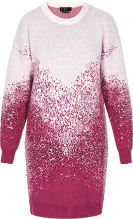 Faina Kleid Damen WOLLWEISS FUCHSIA