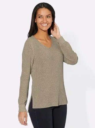 Witt Strickpullover Pullover Langarm Strukturstrick
