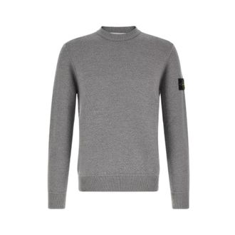 Stone Island Pullover mit Rundhalsausschnitt - - Knitwear - Herren - Grau - S
