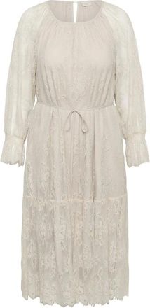 Kaffe Curve Femme, Robes, Beige, Taille: 44 FR Maxi Robes