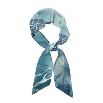 Generic &Eacute;charpe sous-marine en satin de soie pour femme - Pour le sport, le yoga, le visage