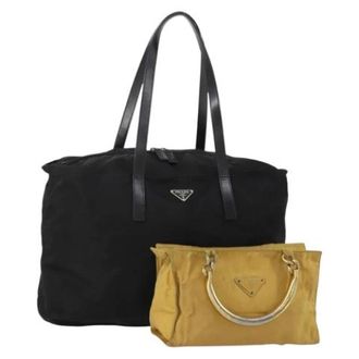 Prada Pre-owned Nylon sacs-prada - Femme - Pre-owned - Noir - Taille: ONE Size