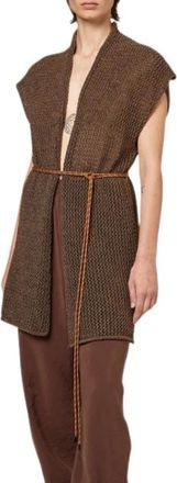 Alpha Industries Femme, Vestes, Brun, Taille: 42 FR Gilet Alpha