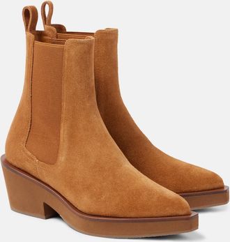 Robert Clergerie Ankle Boots Tegan aus Veloursleder