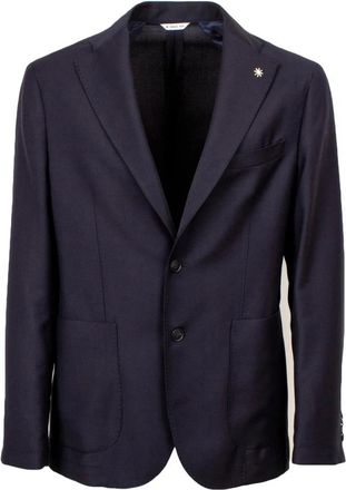 Manuel Ritz Homme, Vestes, Bleu, Taille: L Giacca