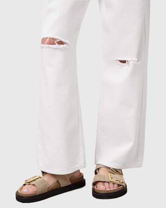 AllSaints Isla - Sandales en cuir - Sable-Marron