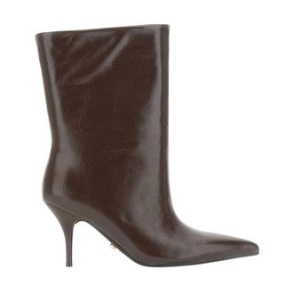 Twentyfourhaitch Unuk Spitzschuh-Stiefel mit Absatz - - Shoes - Damen - Braun - 37 EU