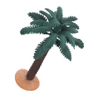 DOITOOL Realistische Miniatur palmen aus PVC mit Sockel Wetterfeste Kunststoffbäume für Puppenhaus DIY Diorama Bastelprojekte Kuchen Feengarten deko Pflegelei