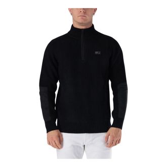 MC2 Saint Barth Herren, Strickwaren, Schwarzk, 2XLGröße