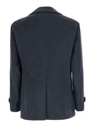 Tagliatore Mens Coat Monaco Grey Wool
