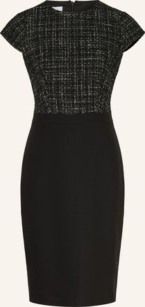 Hobb's Etuikleid Esme Im Materialmix schwarz