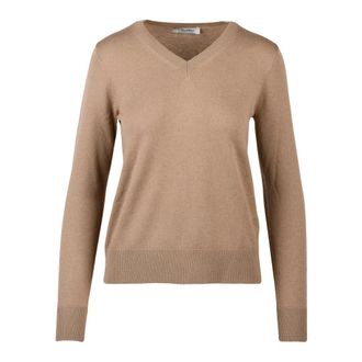 Max Mara V-Ausschnitt Pullover - - Knitwear - Damen - Beige - S