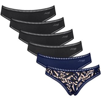 sloggi Femme Slip Paquet de 6 GO Crush Mini C6P