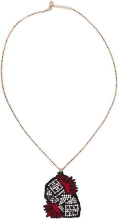 Red Valentino Femme, Accessoires, Jaune, Taille: ONE Size Collier avec Pendentif Artistique