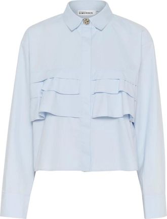 Karen by Simonsen Femme, Blouses et Chemises, Bleu, Taille: 38 FR NinjaKB Shirt