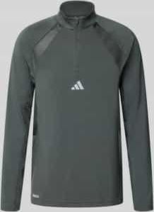 adidas Slim Fit Sport-Langarmshirt mit Logo-Print