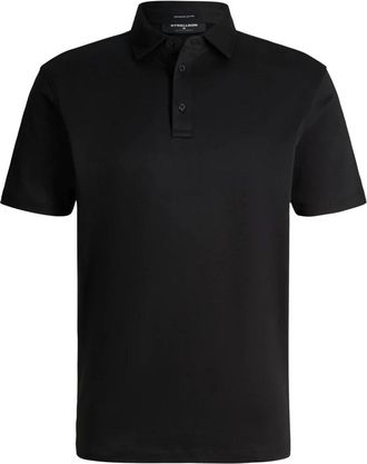 Strellson Homme, Tops, Noir, Taille: 2XL Melns klasiska dizaina polo krekls