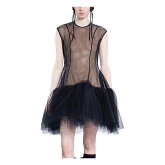 Simone Rocha Femme, Robes, Noir, Taille: 32 FR Robe de Ballet Tutu Noire