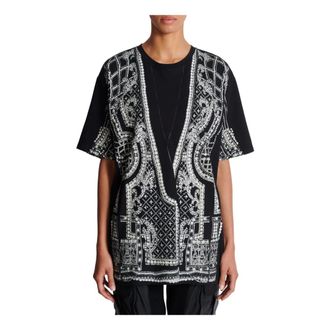 Balmain Femme, Tops, Noir, Taille: 40 FR T-shirt Trompe loeil