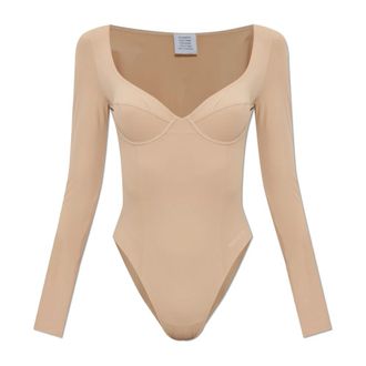 VETEMENTS Lang&auml;rmliger Body - - Tops - Damen - Beige - M